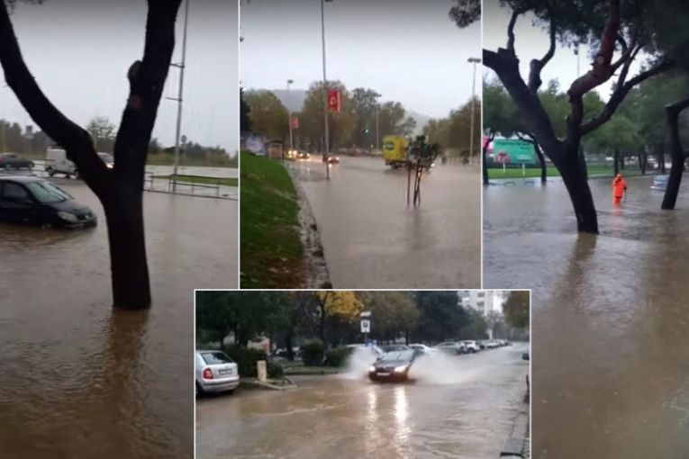 Juče sneg, a danas kiša pravi haos u Hrvatskoj: U Splitu voda do kolena ...