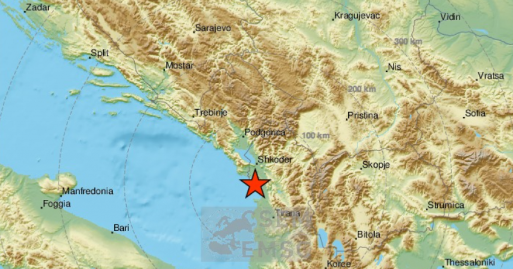 Zemljotres pogodio Albaniju: Treslo se i u Crnoj Gori