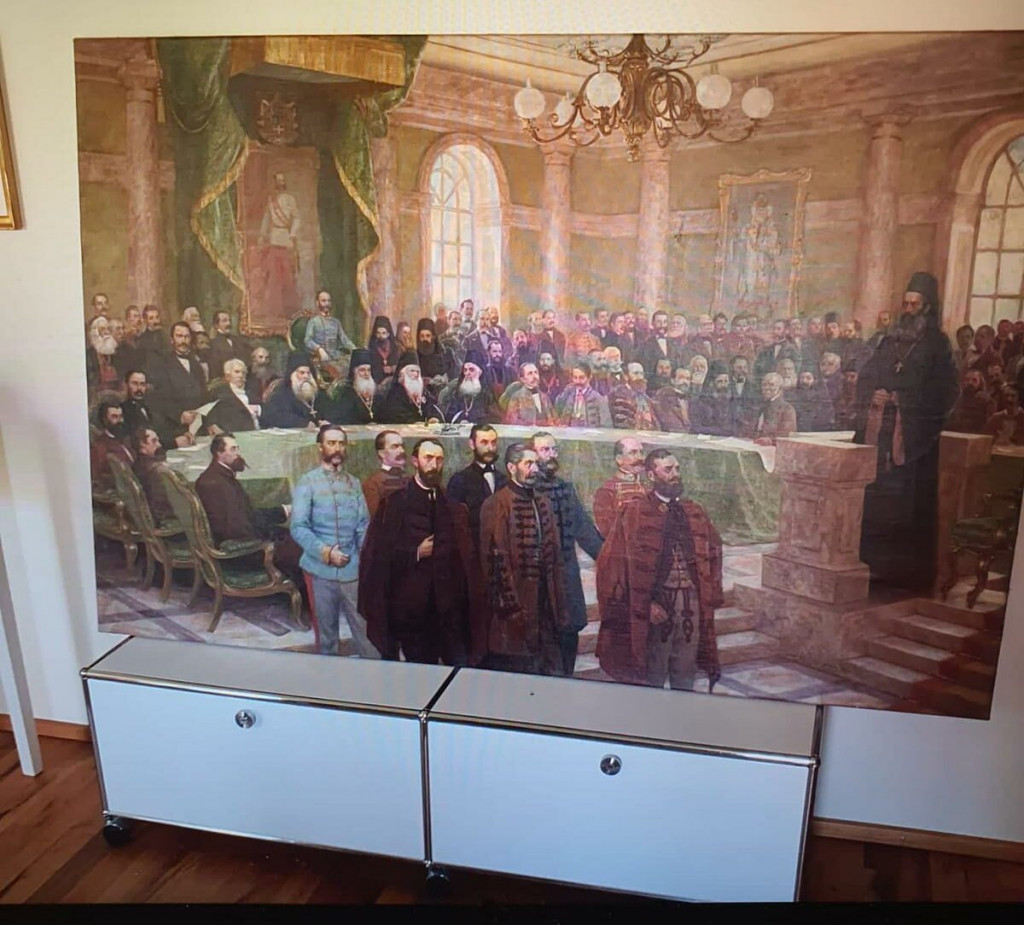 Ukradena slika iz dvorca Dunđerski stiže u Beograd: Četvorica pod ...