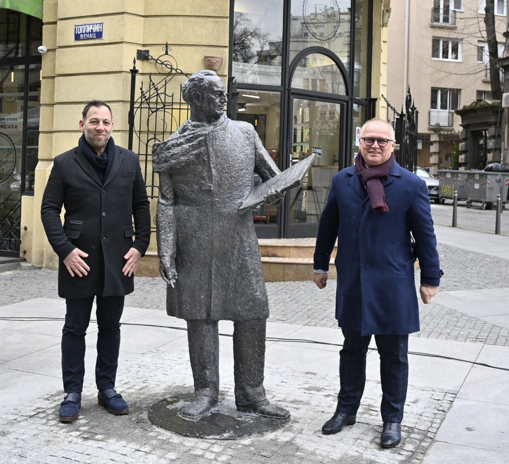 Otkriven spomenik Aleksandru Deroku u Beogradu: Nalazi se blizu mesta ...