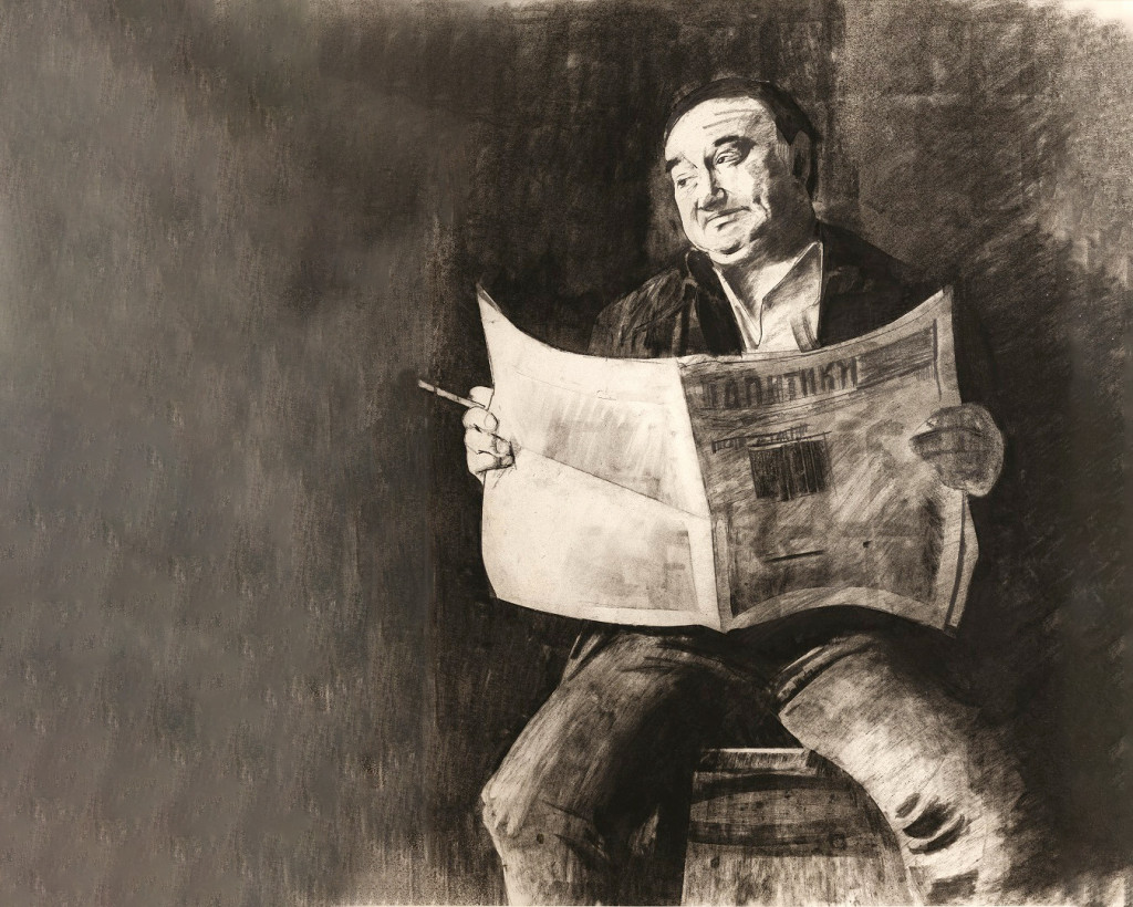 Izložba crteža velikog Miće Popovića: Danilo Bata Stojković kao model