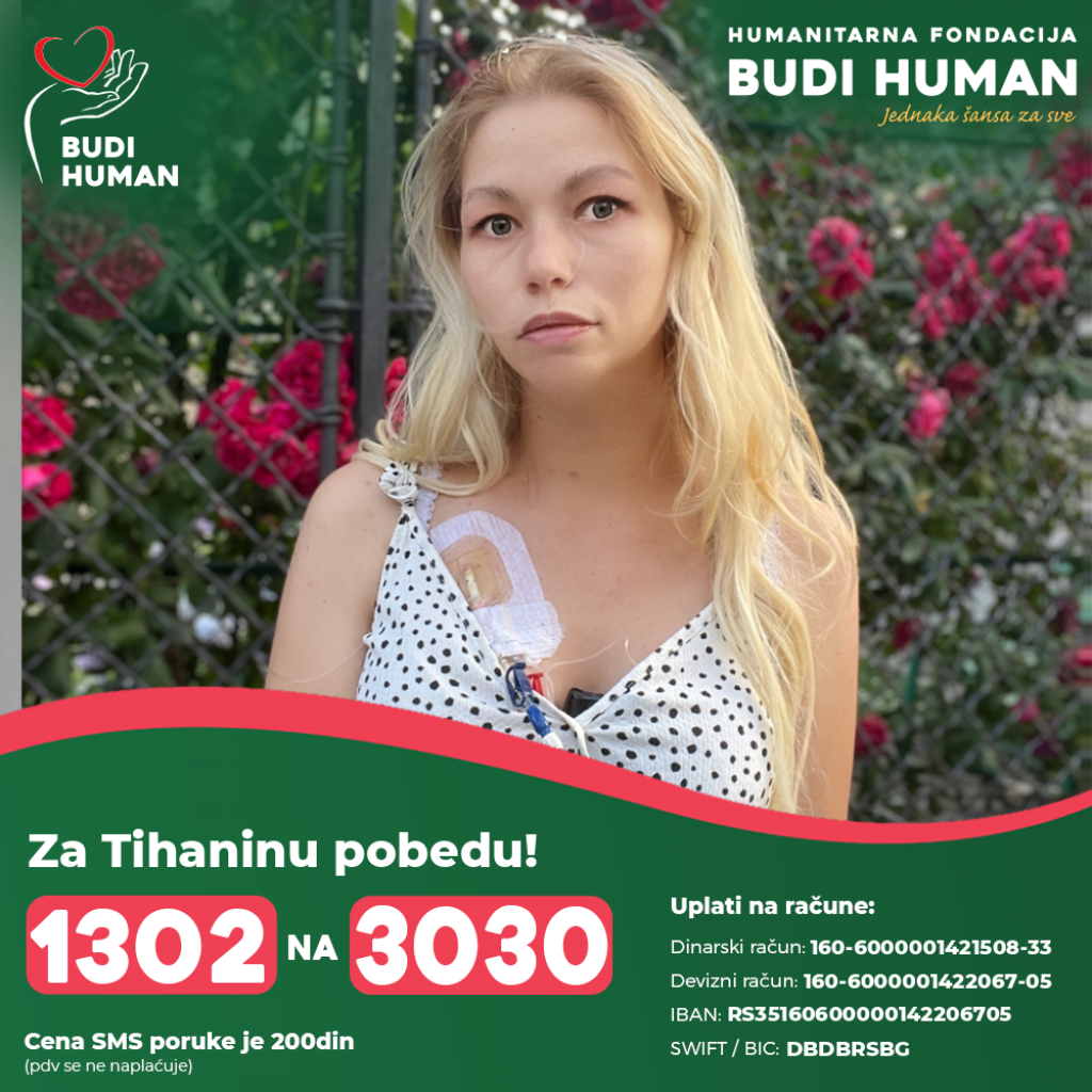 Budimo humani - pomozimo Tihani: Između detetovog i svog, birala je ...