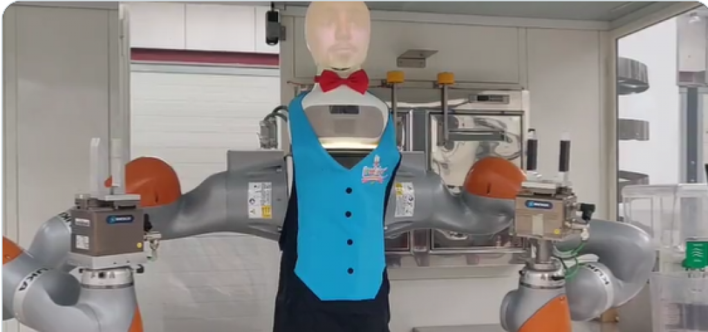 Ovo je robot koji sam pravi piće