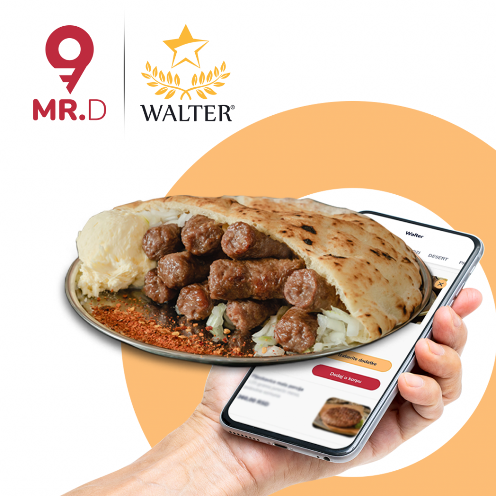 "Walter" na Mister D aplikaciji