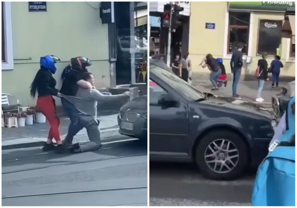 Šta se ovo dešava? Opšti haos kod Vukovog spomenika: Mladić i devojka ...