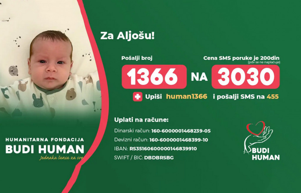 Aljoša je prevremeno rođena beba sa retkom promenom na mozgu: Da bi ...
