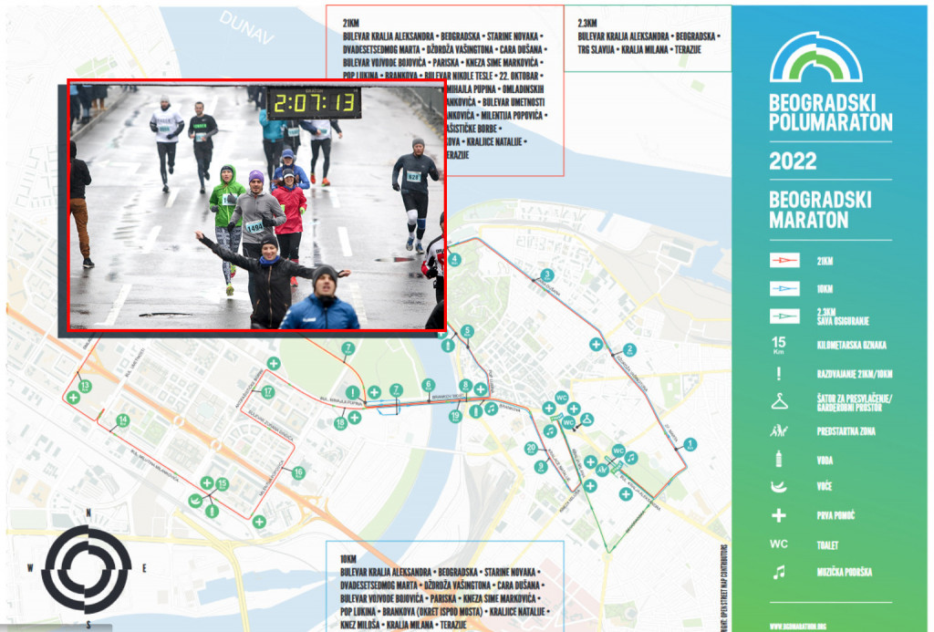 Polumaraton u Beogradu, zatvaraju se ulice