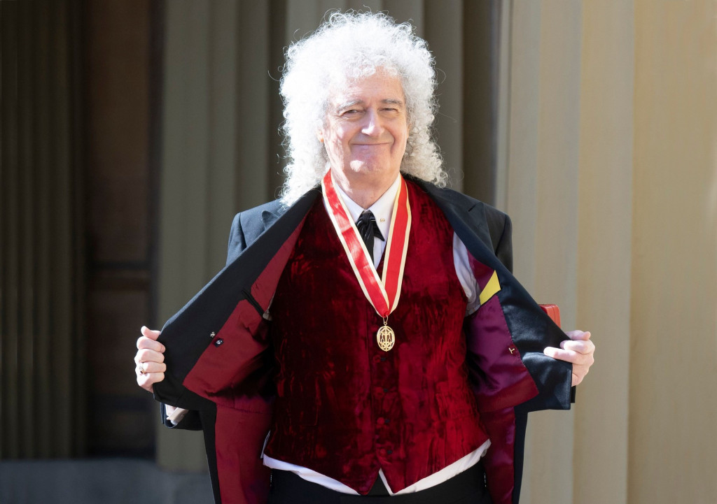 Brajan Mej dobio titulu viteza od kralja Čarlsa