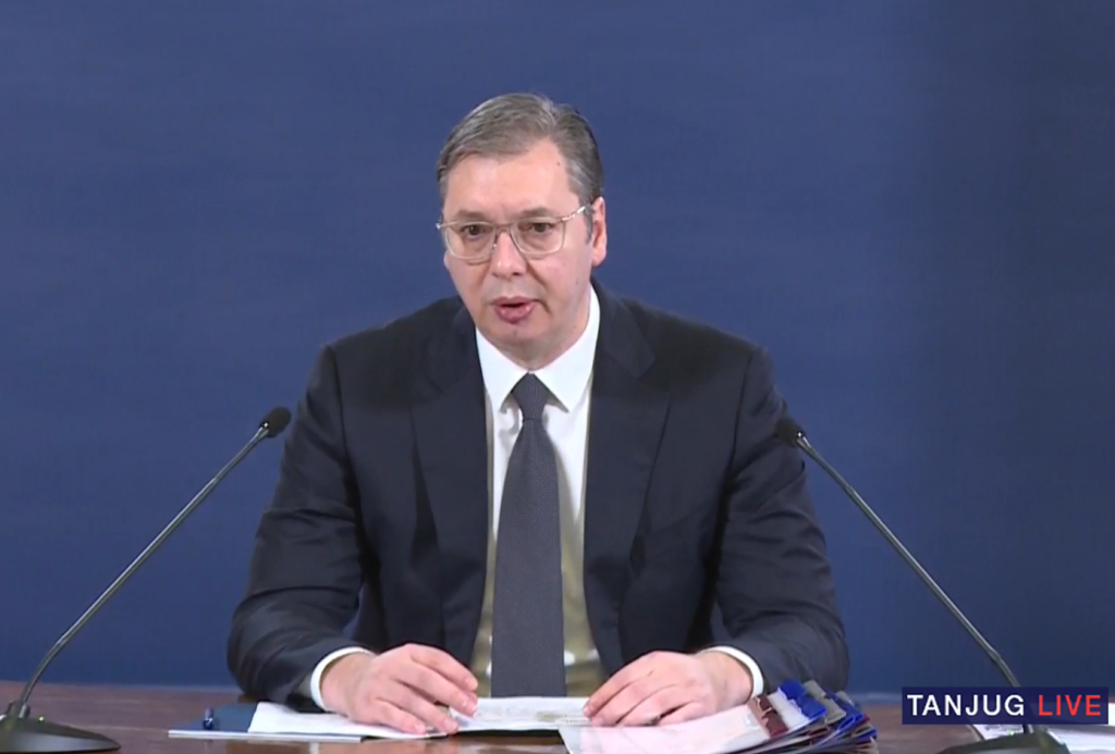 Predsednik Srbije se obraća javnosti povodom dijaloga