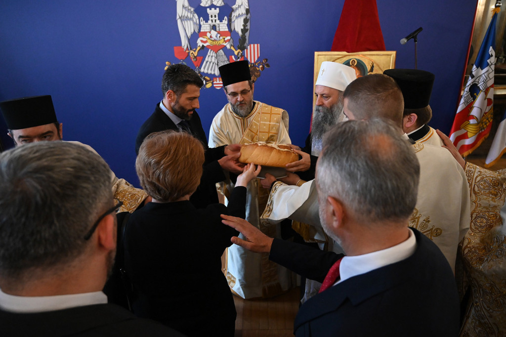 Beograd slavi Spasovdan patrijarh Porfirije