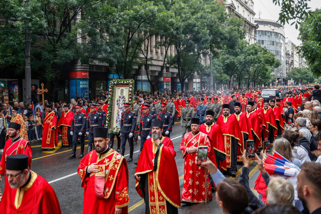 Spasovdanska litija u Beogradu 29.maja