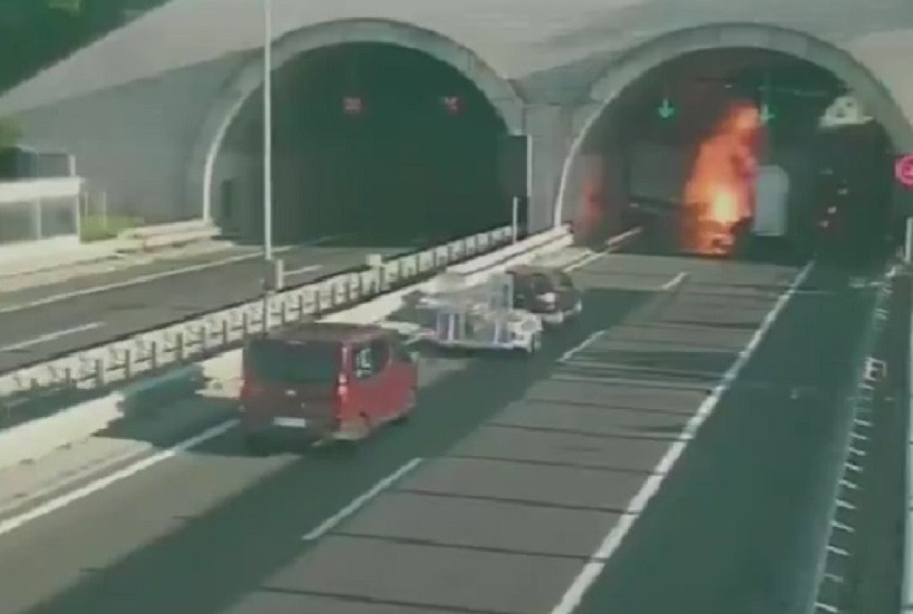 Sudar i eksplozija u tunelu kod Maribora
