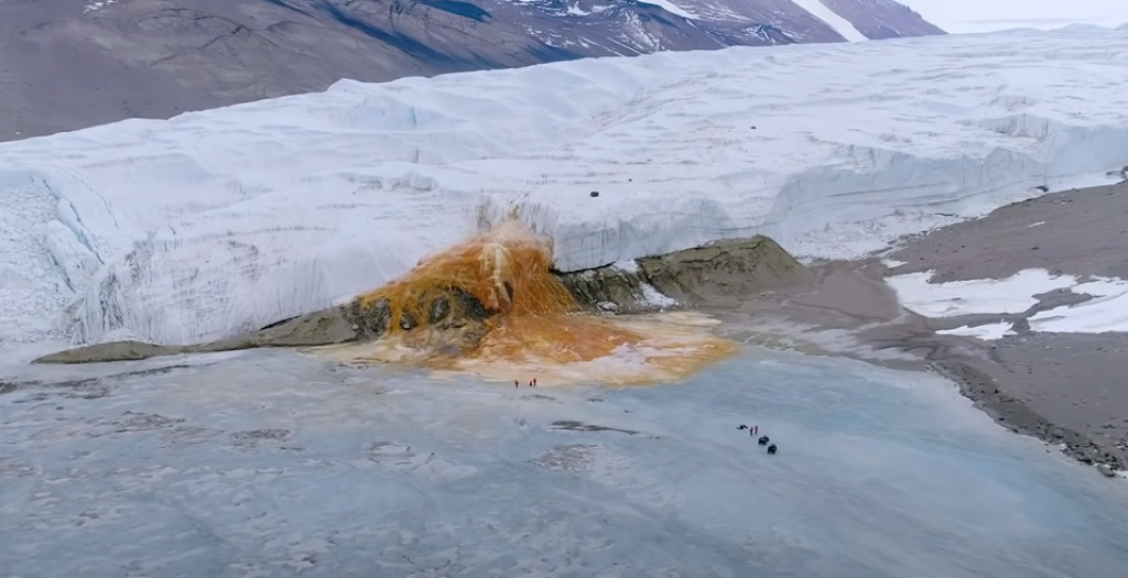 Zašto glečeri "krvare"?