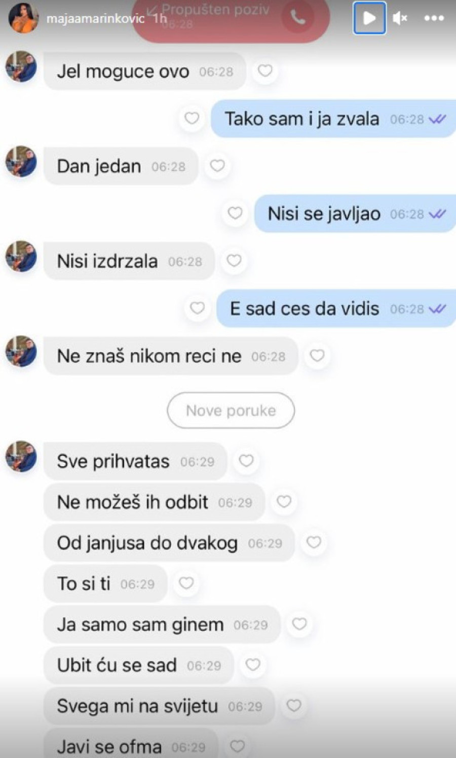 Maja i Taki Marinković posle strašnih Bilalovih poruka