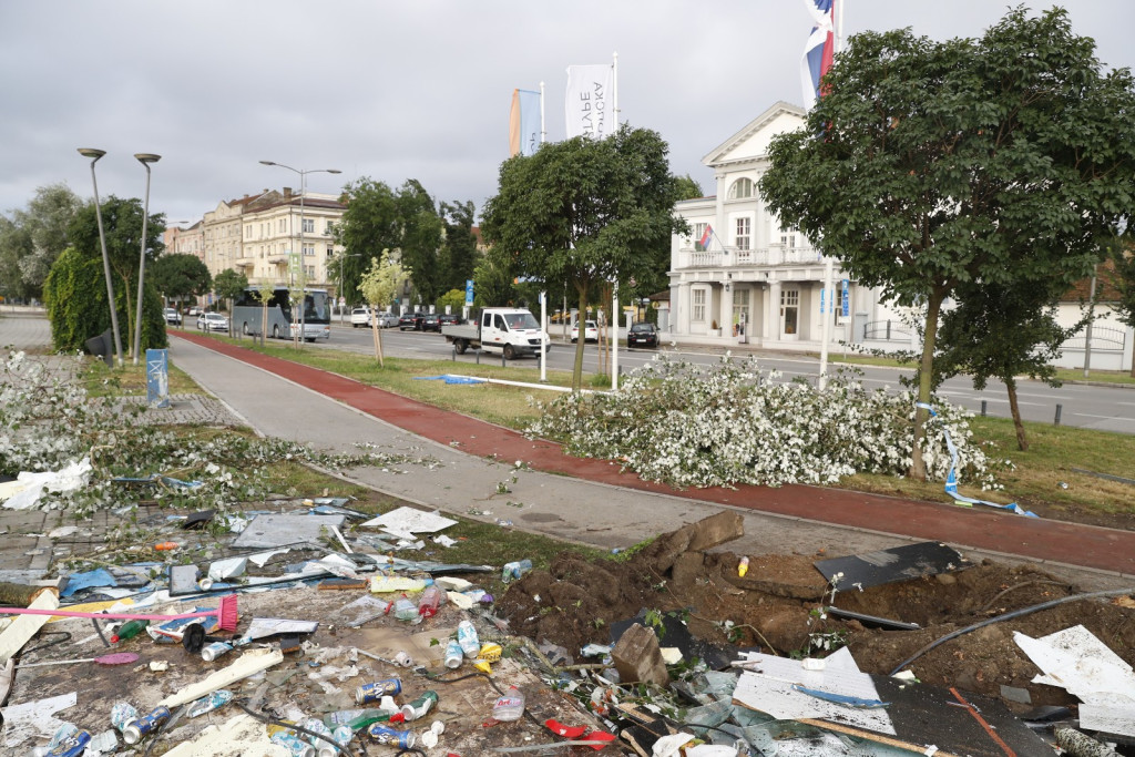 Jutro nakon nevremena u Novom Sadu