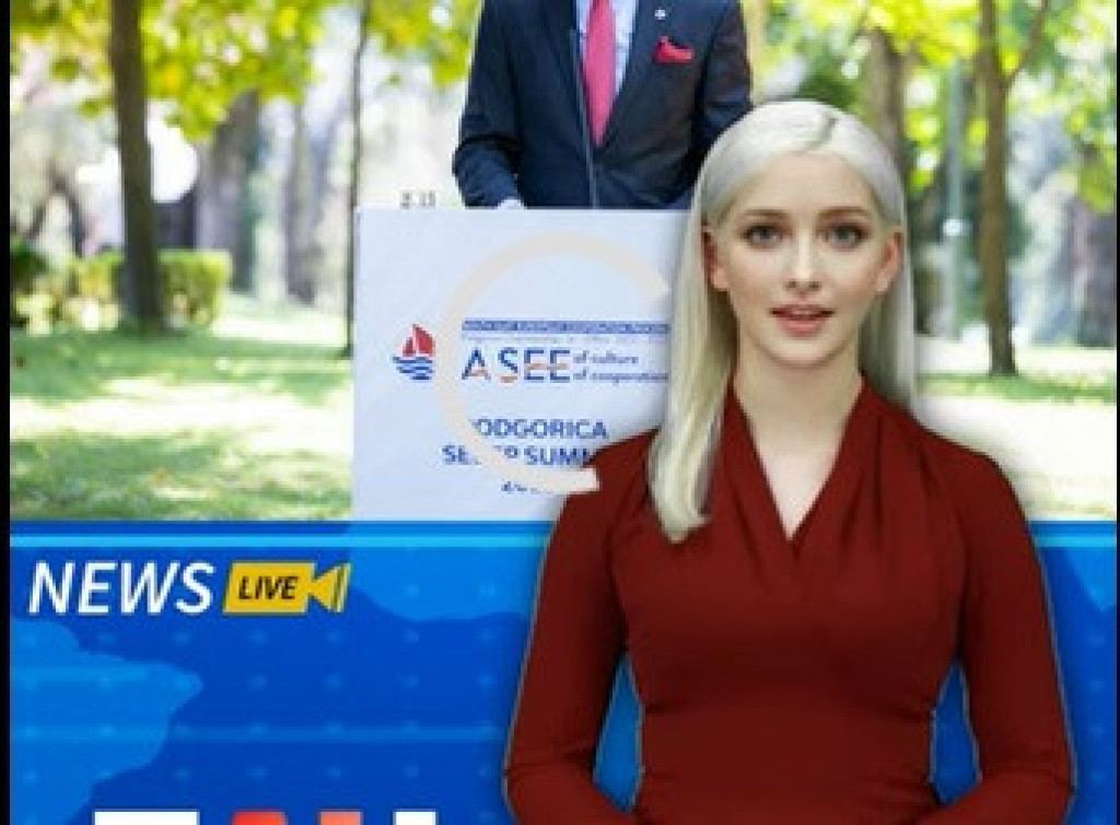 U Crnoj Gori vesti čita Ana AI - virtuelna voditeljka