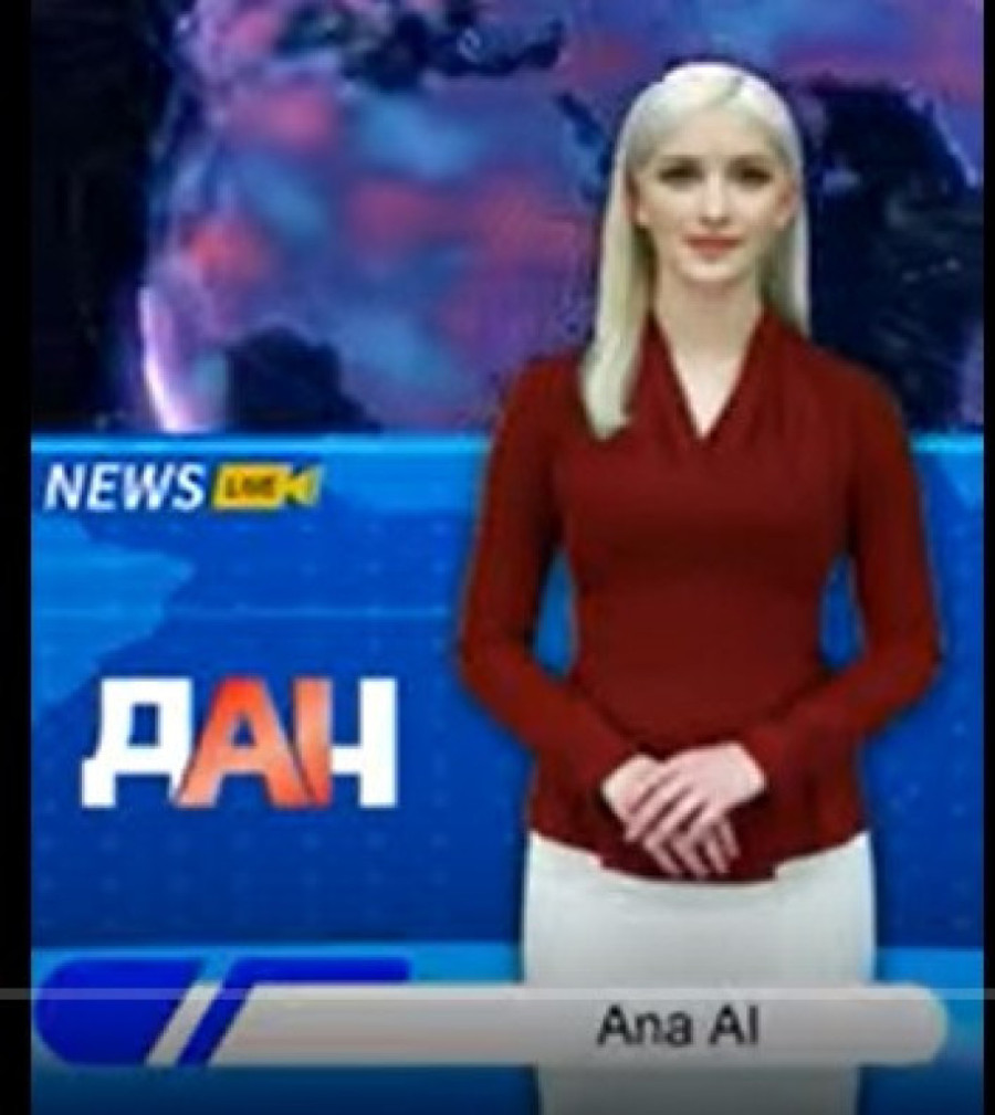 U Crnoj Gori vesti čita Ana AI - virtuelna voditeljka