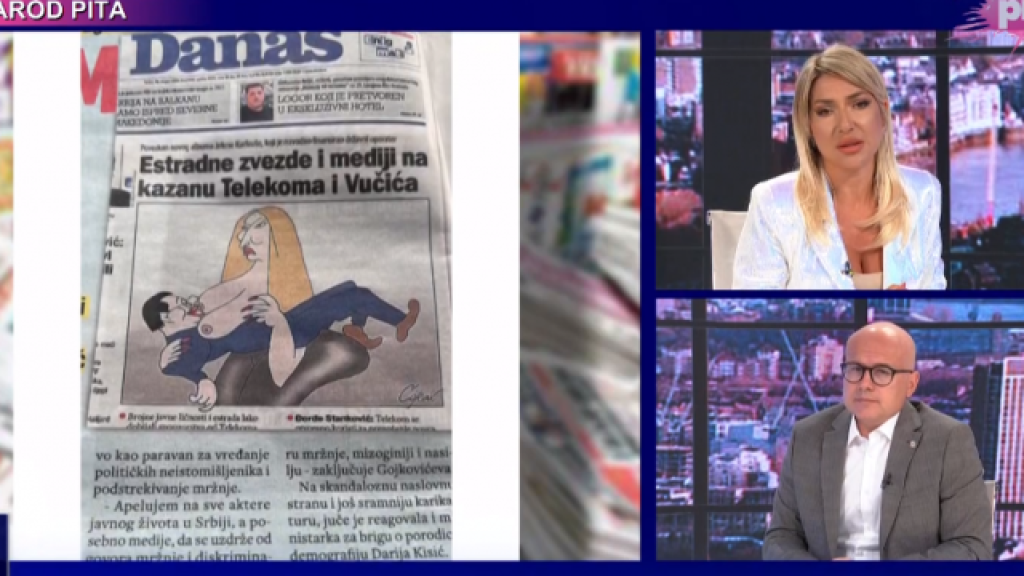 Miloš Vučević o karikaturi Aleksandra Vučića u "Danasu"