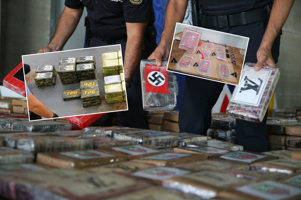 Simboli na paketima droge