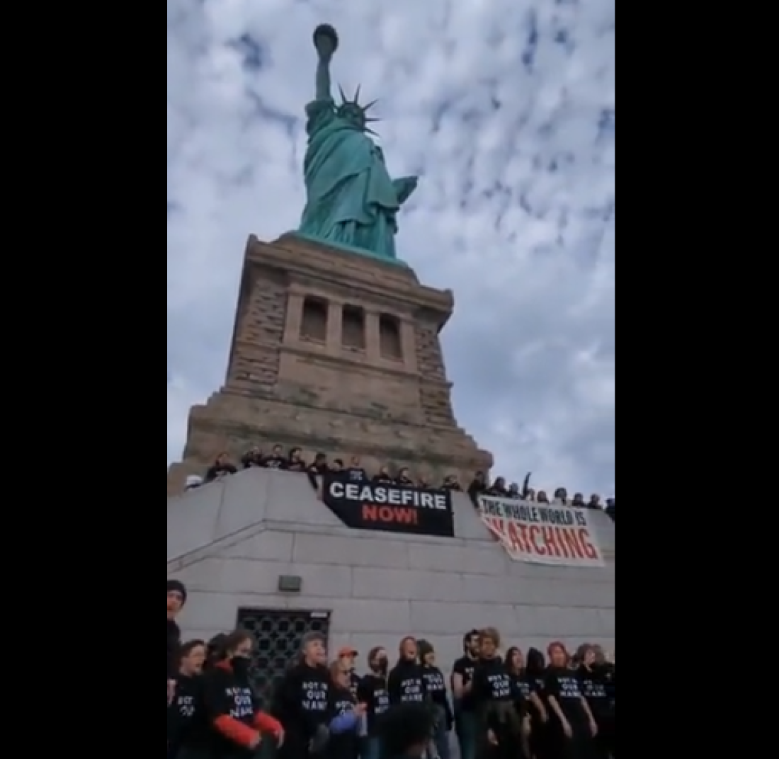 Američki Jevreji „okupirali“ Kip slobode u Njujorku