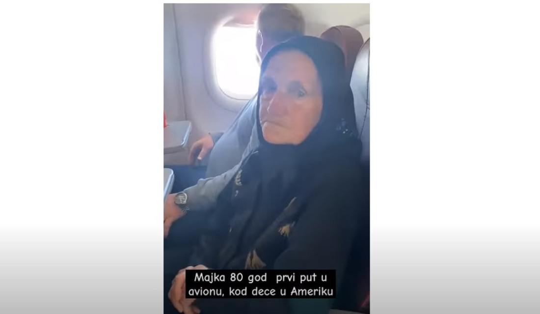 Baka putuje prvi put za Ameriku da vidi decu