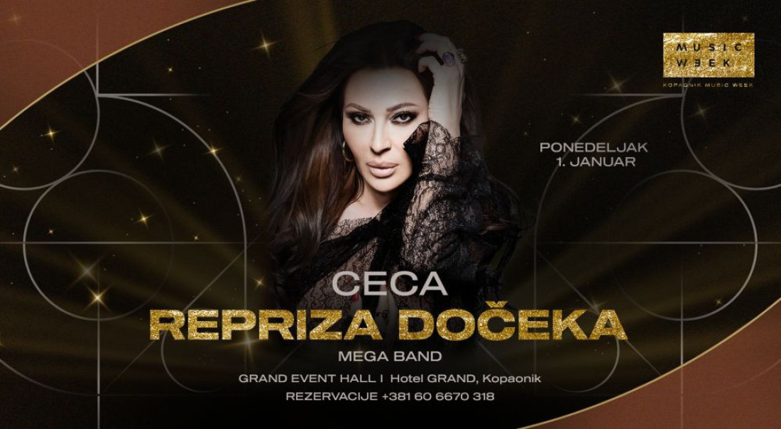 Ceca na „New Year by Music Week" festivalu za reprizu dočeka