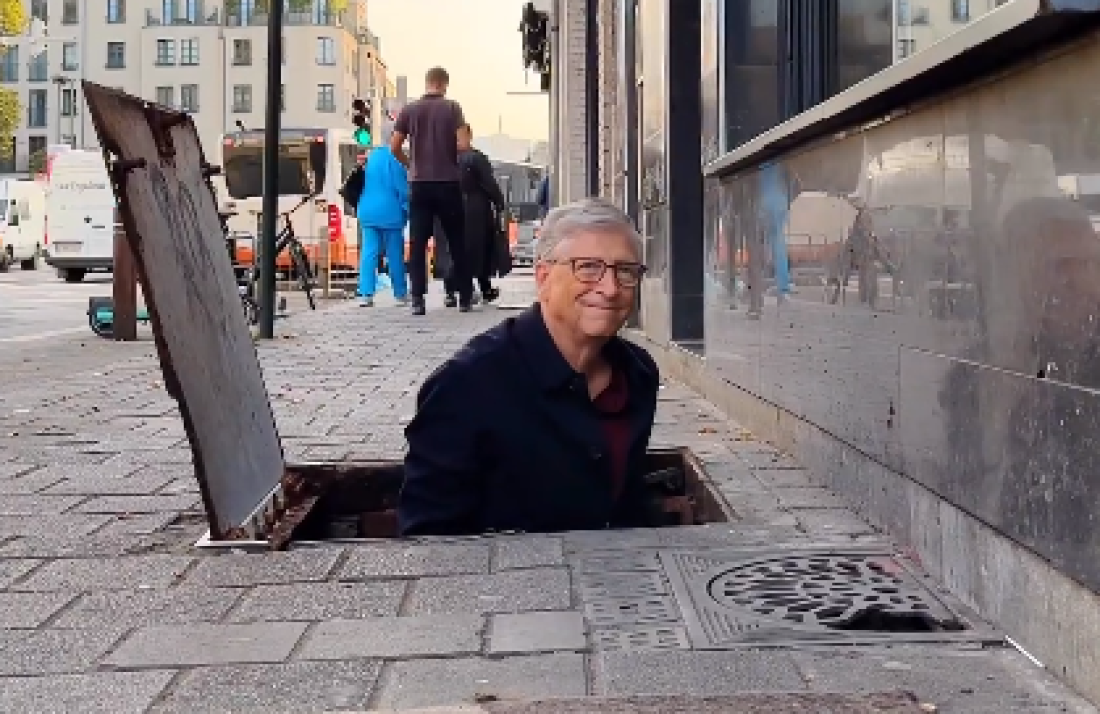 Bil Gejts istražio kanalizaciju (VIDEO)