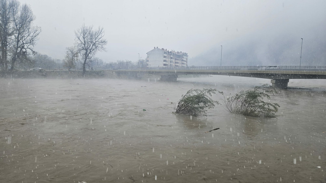 Reka Lim, raste vodostaj