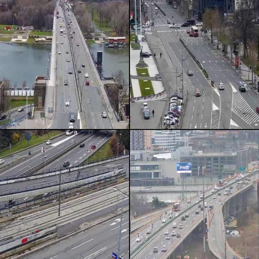 Saobraćaj u Beogradu 4. januara 2024. godine