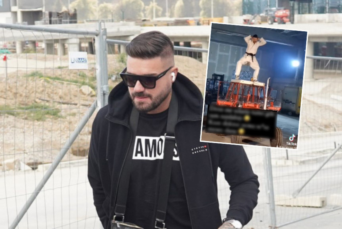 Dron udario MC Stojana u međunožje