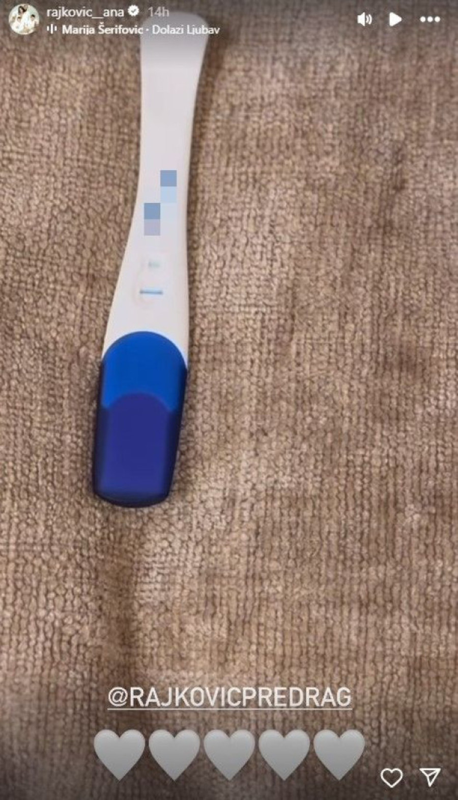 Ana Rajković nije mogla da veruje da nosi žensko dete