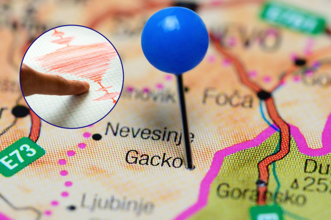 Prvi snimak zemljotresa u Gacku