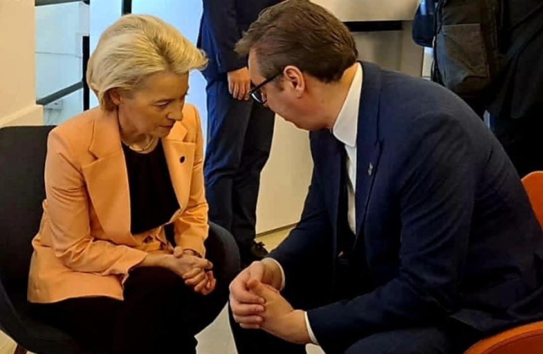 Predsednik Vučić sa Ursulom fon der Lajen u Briselu