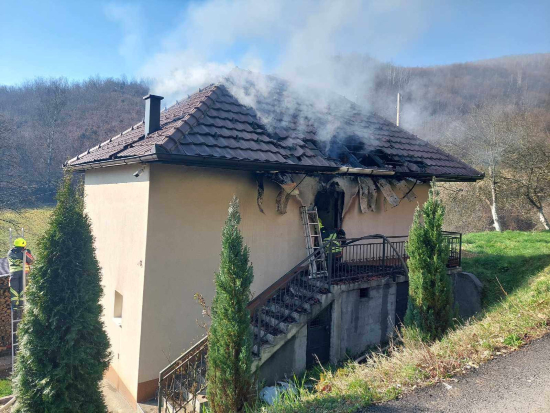 Požar u selu kod Bijelog Polja