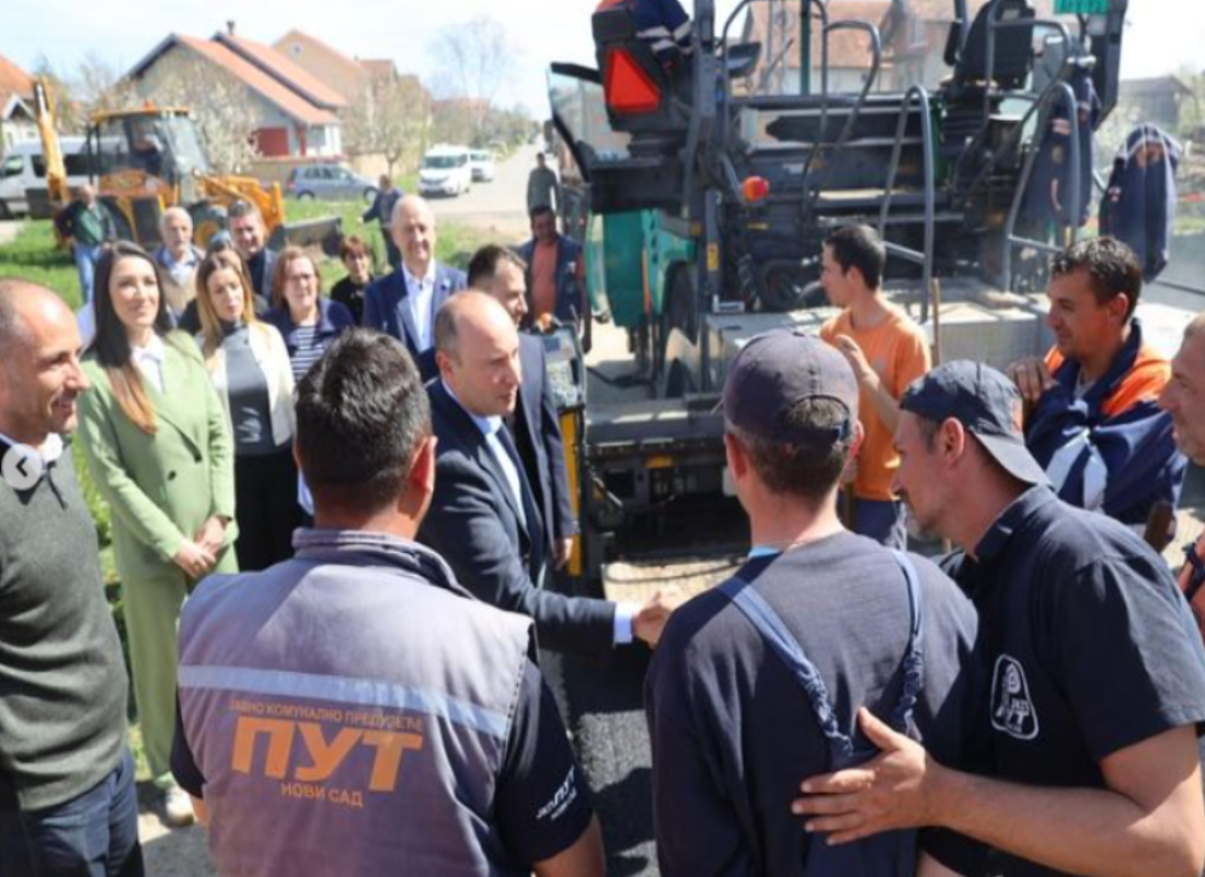 Gradonačelnik Novog Sada Đurić obišao Rumenku