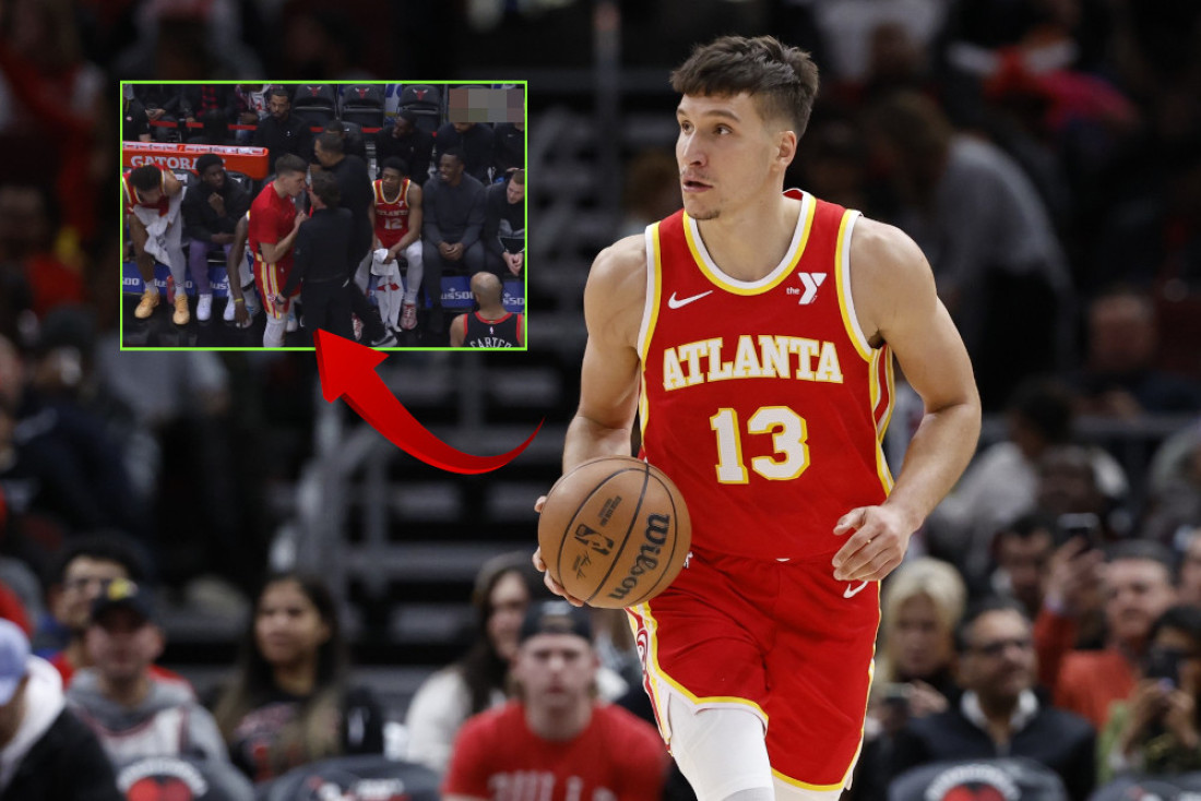 Bogdan Bogdanović svađa na klupi sa trenerom