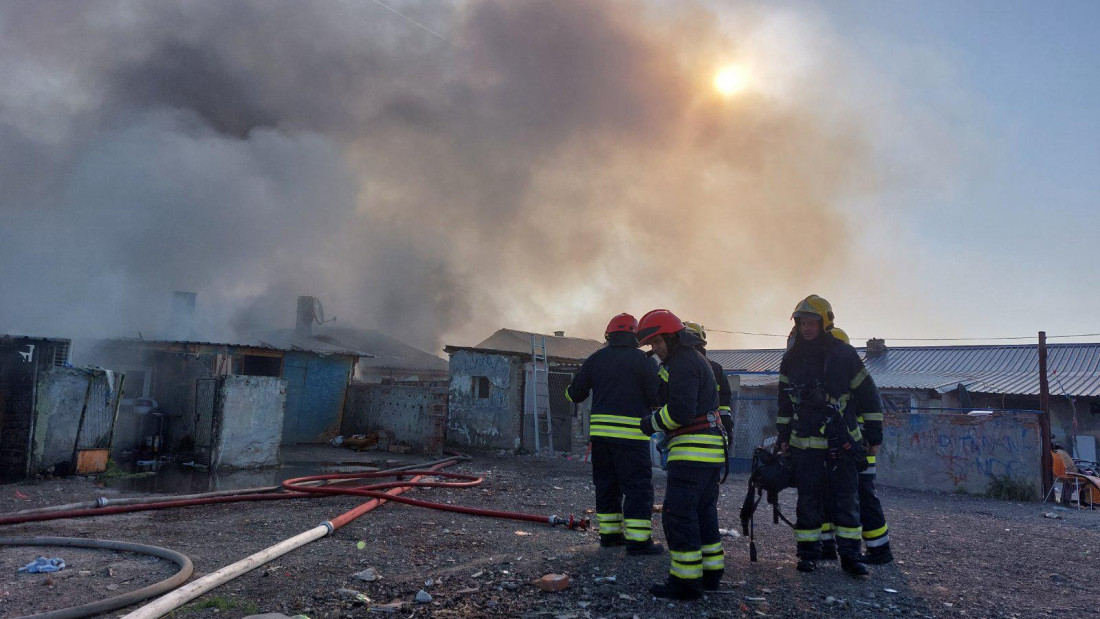 Snimci požara u naselju Bangladeš