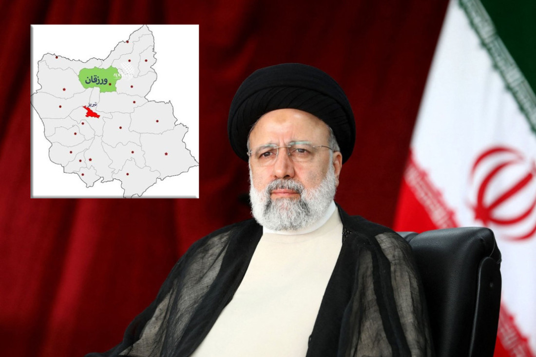 Prvi snimak sa mesta pada helikoptera u Iranu