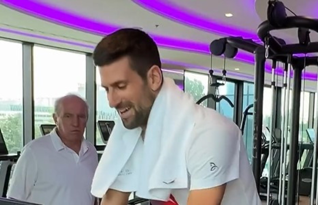 Novak objavio snimak iz teretane