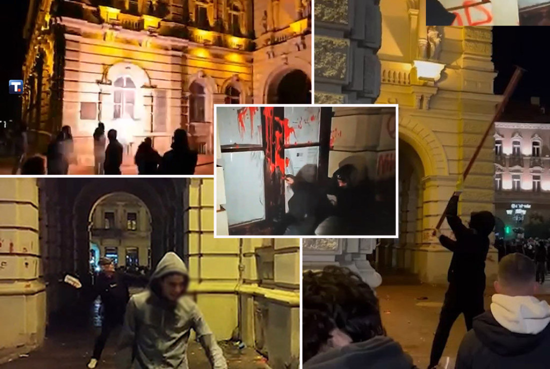 Pogledajte snimke terora antisrpske opozicije