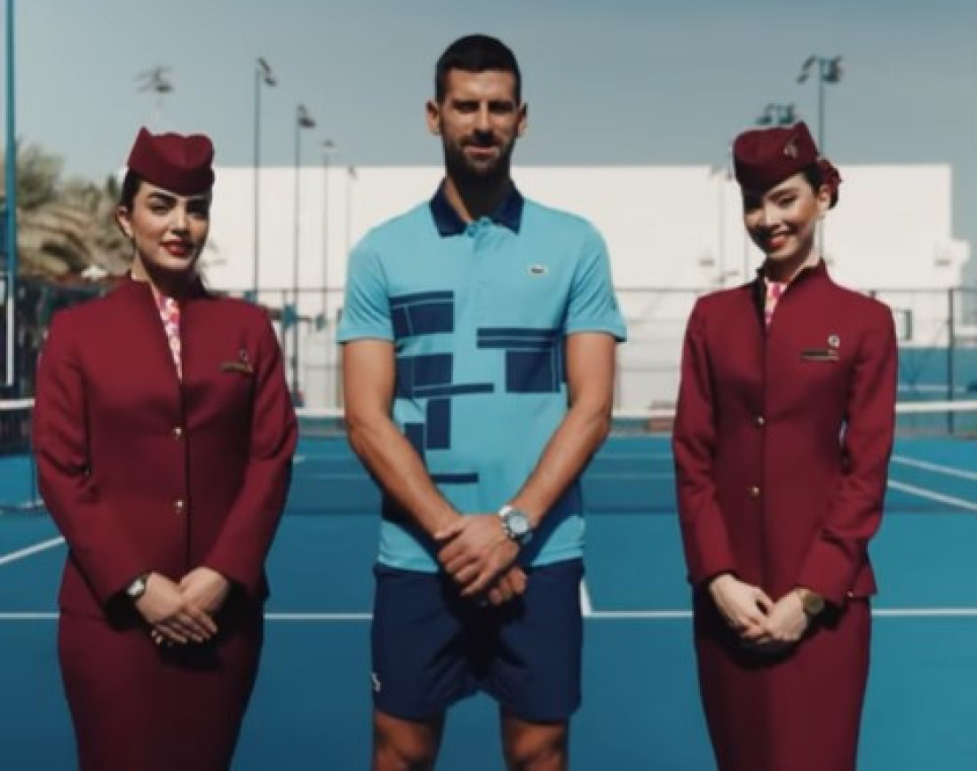 Qatar airways novi sponzor Novaka Djokovića