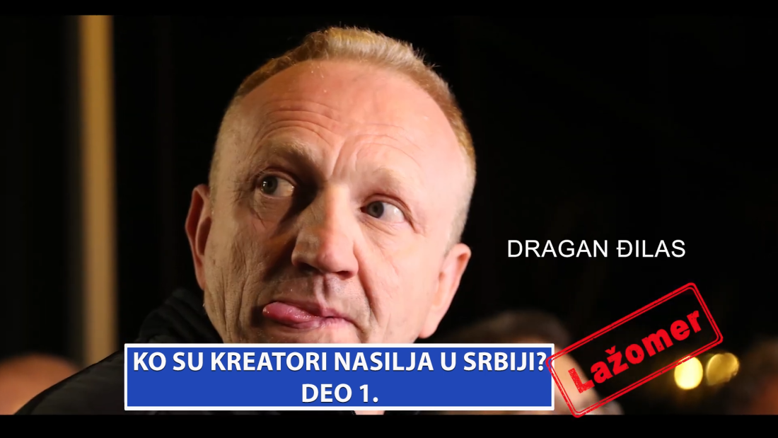 Lažomer: Ko su kreatori nasilja u Srbiji?