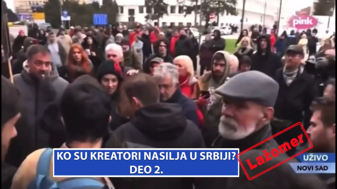 Lažomer: Ko su kreatori nasilja u Srbiji