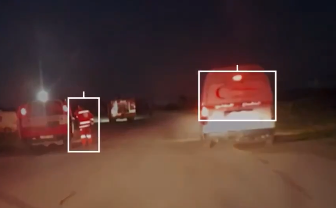 Snimak napada izraelske vojske na humanitarne radnike