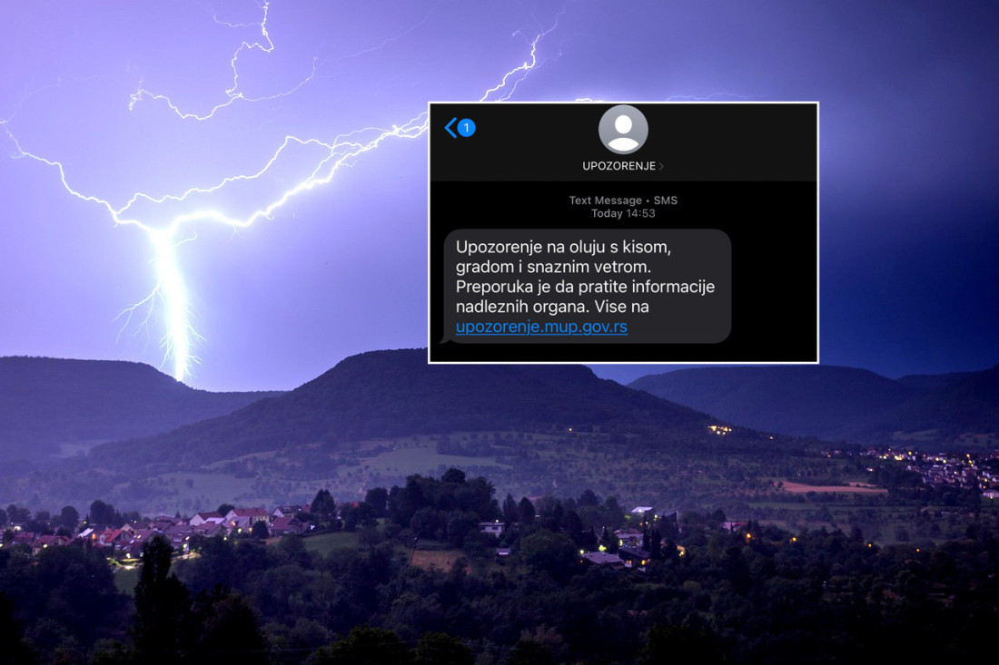 upozorenje mup o vremenskim nepogodama