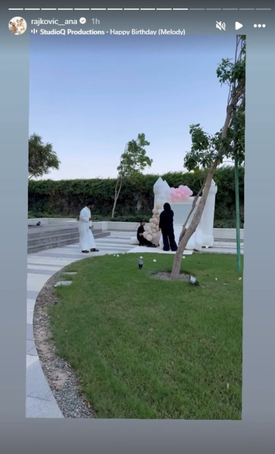 Ana i Predrag Rajković proslavili ćerkin prvi rođendan