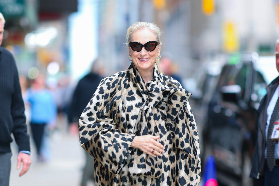 Meril Strip se pojavila u leopard printu sa Birkin torbom